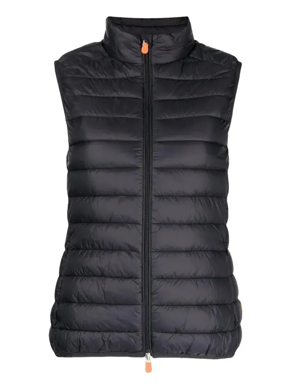 SAVE THE DUCK Charlotte Quilted Gilet - Black