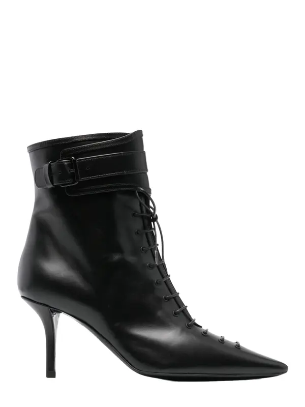 Philosophy Di Lorenzo Serafini 100mm Leather Ankle Boots - Black