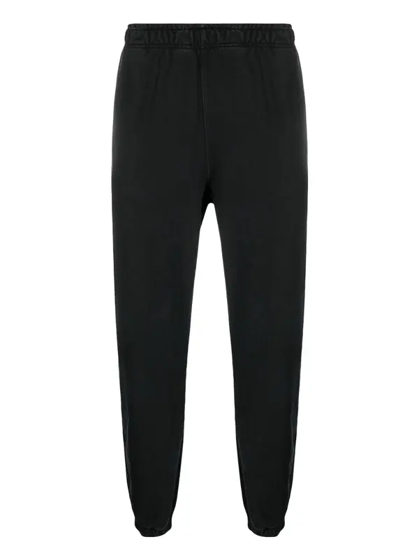 PAURA Logo-embellished Cotton Track Pants - Black