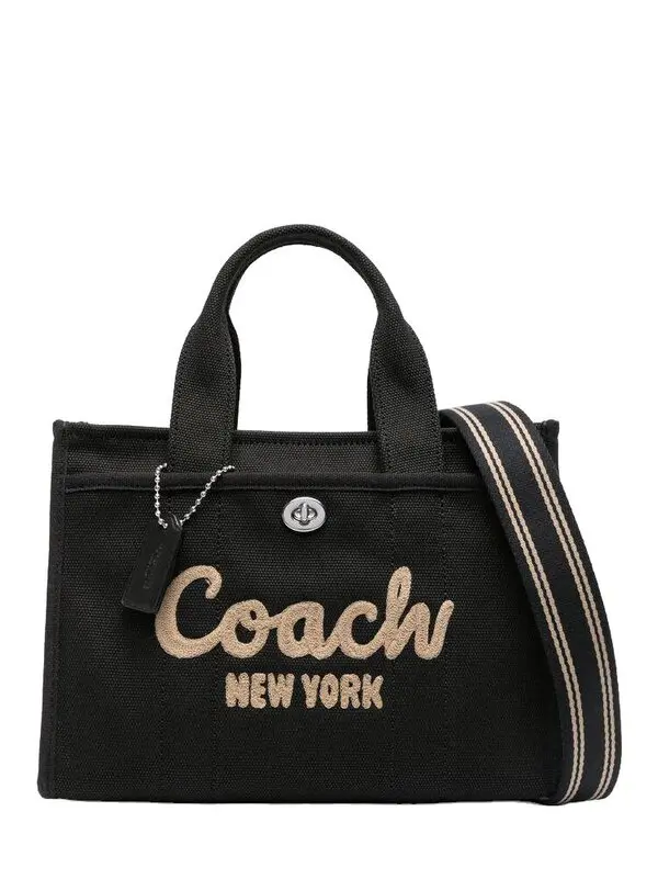 Coach Canvas Tote Bag - Black