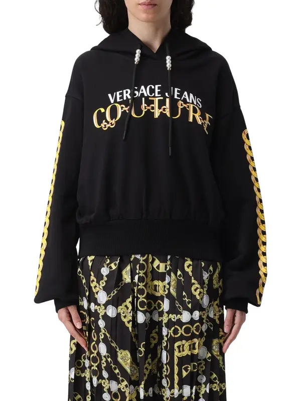 Versace Logo Sweatshirt - Black