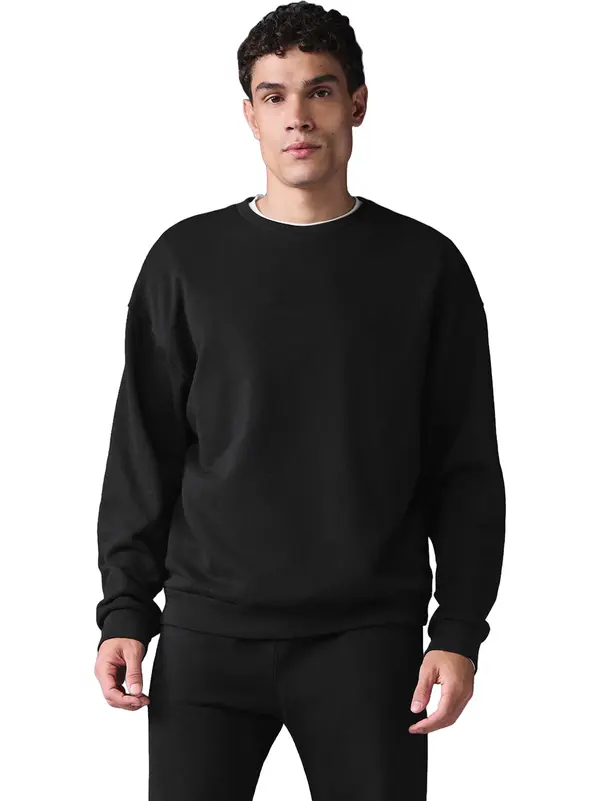 Alo Yoga Crewneck Pullover Top - Black