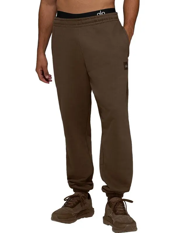 Alo Yoga Cuffed Renown Heavy Weight Sweatpant - Espresso