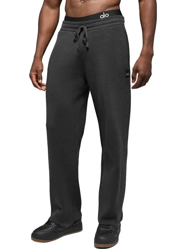 Alo Yoga Scholar Straight Leg Sweatpant - Anthracite