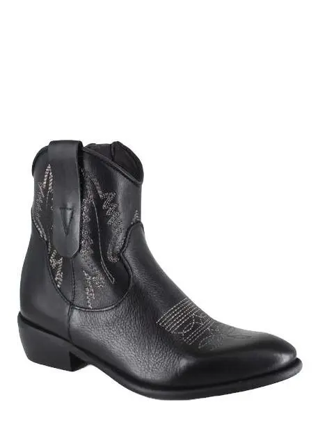ZIGI Everith Western Boots - Black Leather