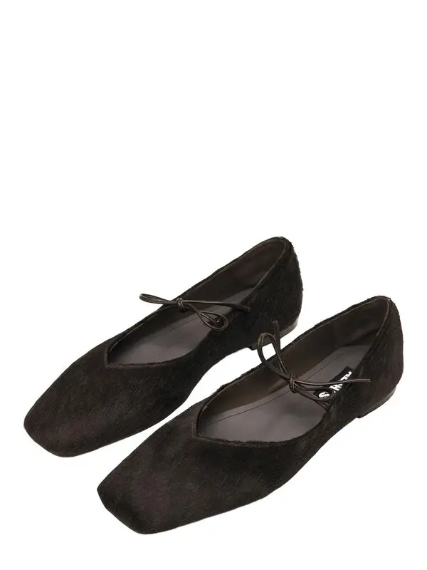 ALOHAS Sway Ballet Flat - Brown/brown