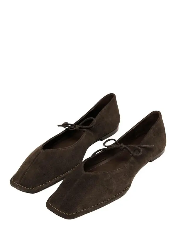 ALOHAS Sway Ballet Flat - Coffee Brown