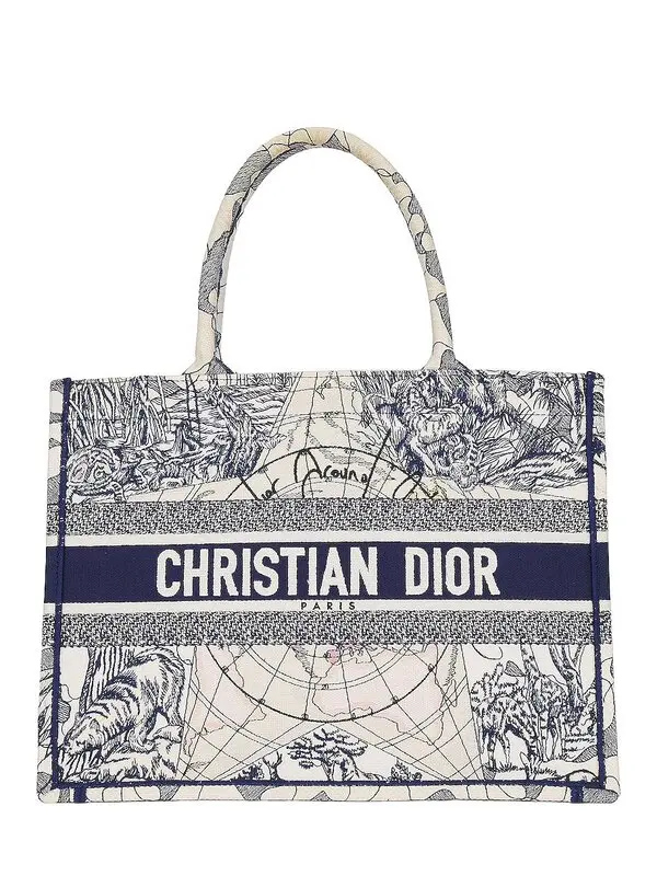 Dior Around The World Book Tote Bag - Blue