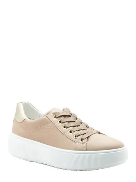 ARA Mikky Platform Sneakers - Sand/platinum