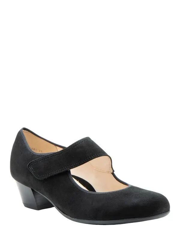 ARA Calico 2.0 Mary Jane Pump - Black Suede