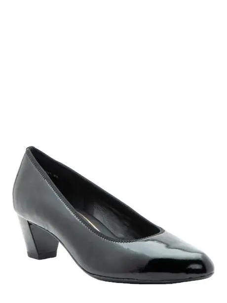ARA Kelly Pump - Black Gloss