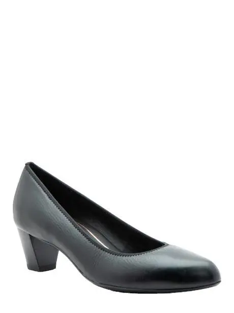 ARA Kelly Pump - Black Leather