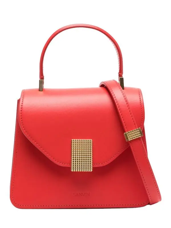 LANVIN Concerto Leather Mini Bag - Red
