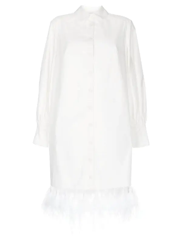 Huishan Zhang Ibiza Shirtdress - White