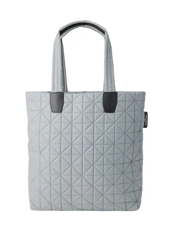 VEECOLLECTIVE Quilted Shopper Tote Bag - Grey