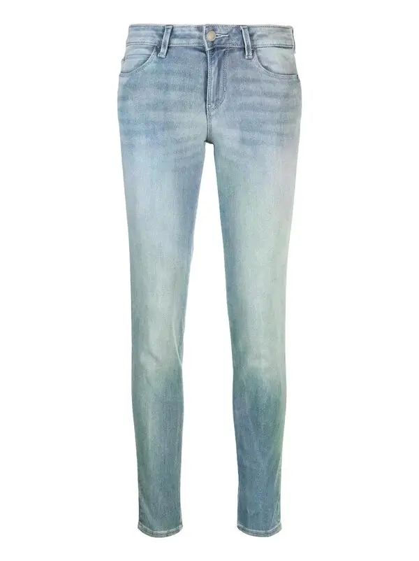 Guess Low-rise Tapered Jeans - Blue