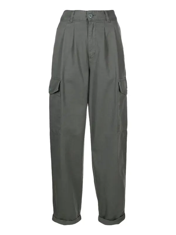 Carhartt Work In Progress High-waisted Cargo Trousers - Green