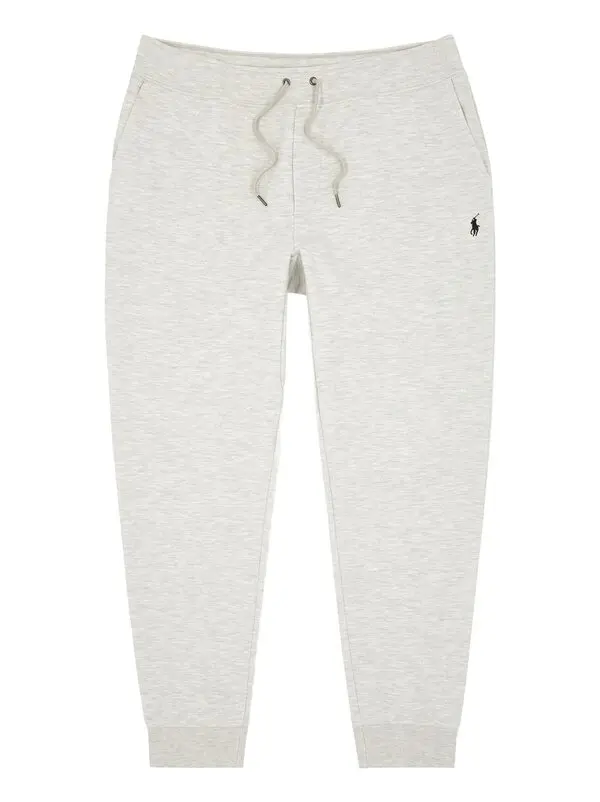 Polo Ralph Lauren Logo-embroidered Jersey Sweatpants - Grey