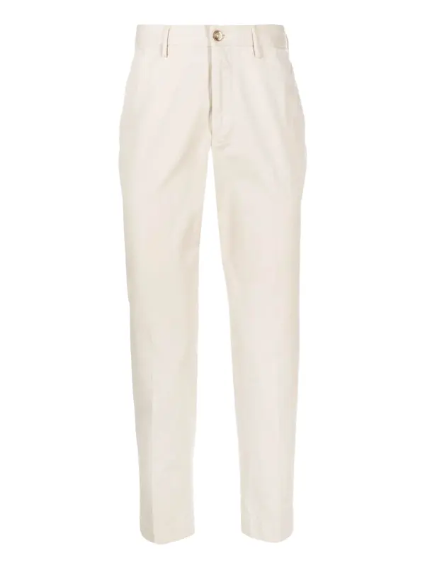 Incotex Tapered-leg Chino Trousers - Neutrals