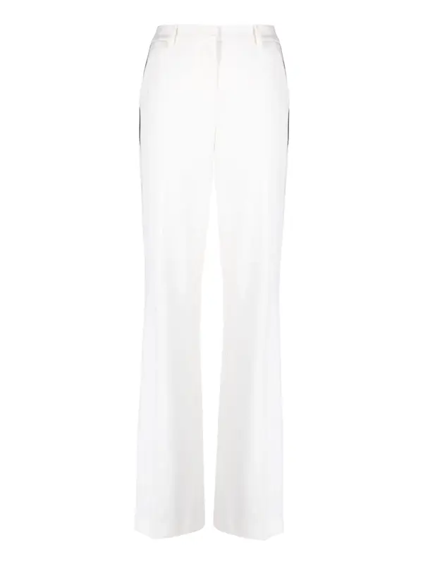 P.a.r.o.s.h Side-stripe Flared Trousers - Neutrals