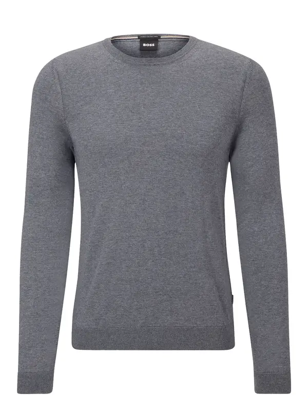 BOSS Crew-neck Jumper - Grey