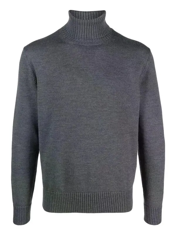 Altea Roll-neck Virgin-wool Jumper - Grey