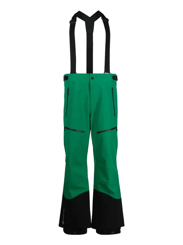 Moncler High-waist Ski Trousers - Green