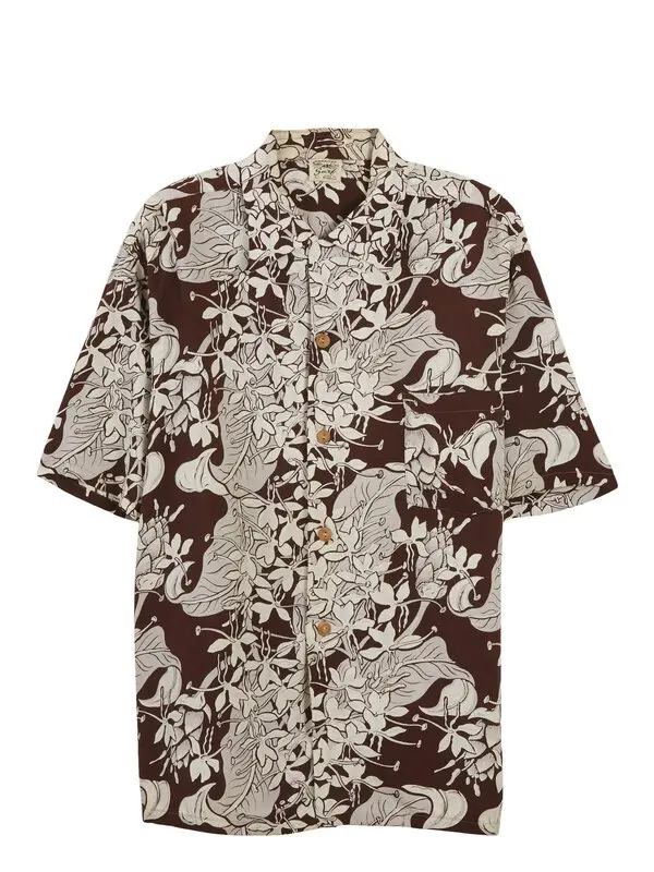 Vintage Hawaiian Shirt - Brown