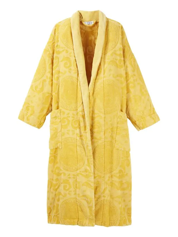 Versace André Leon Talley Terry Cloth Robe - Yellow