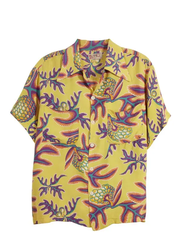 Vintage Leisure Wear Bert Hawaiian Shirt - Yellow