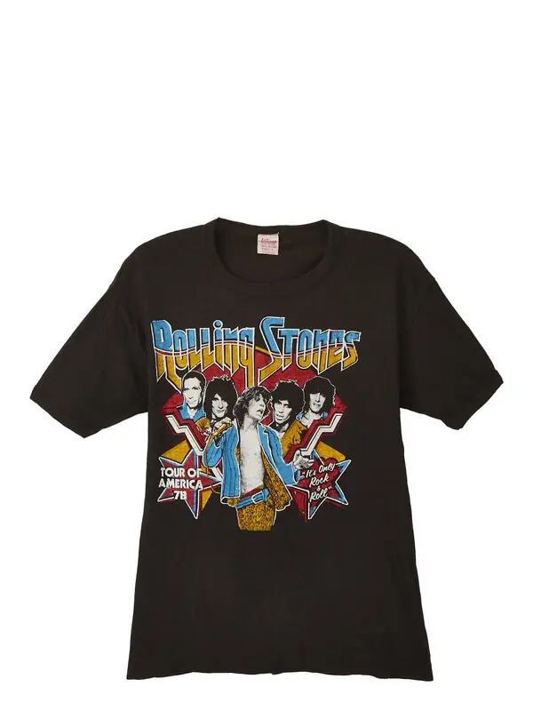 Vintage The Rolling Stones 1978 Tour T-shirt - Black