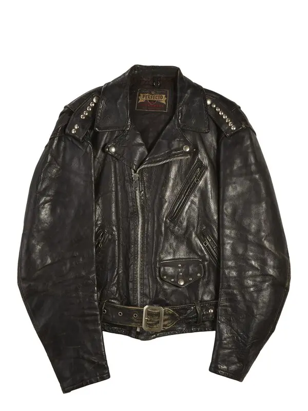Vintage 1950s Perfecto Leather Jacket - Black