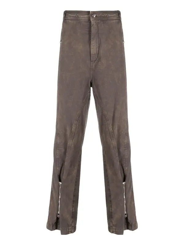 BLUEMARBLE Zip-detail Straight-leg Jeans - Neutrals
