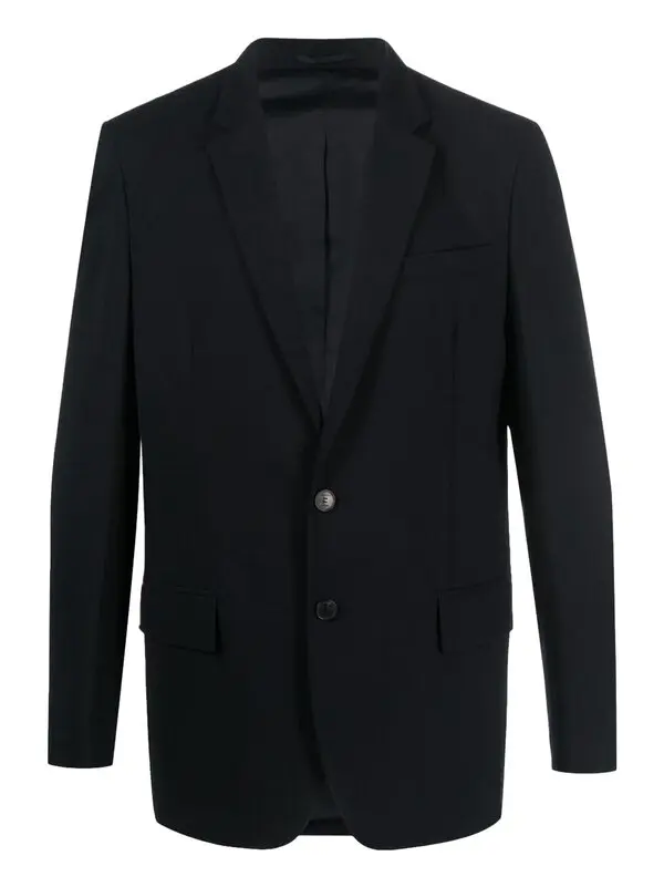 MODES Tailored Single-breasted Blazer - Blue