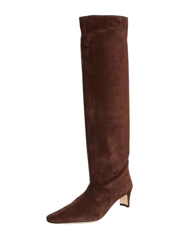 Staud Wally Boots - Mahogany