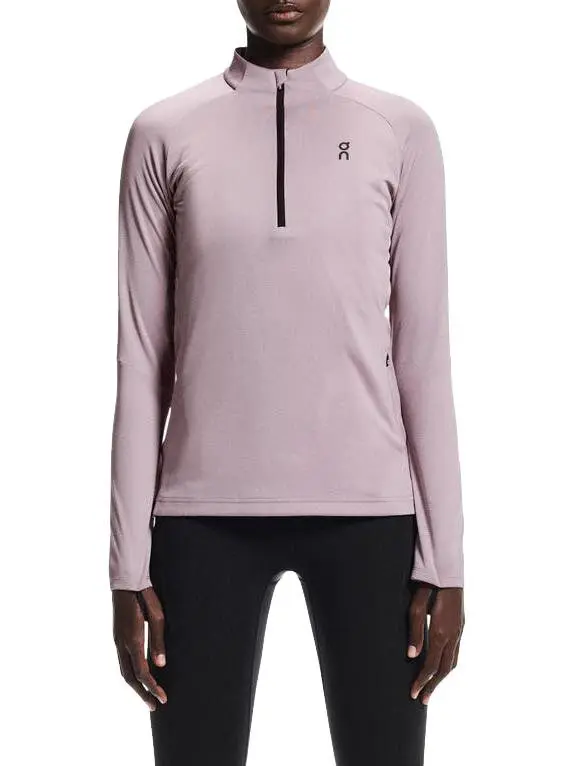 On Climate Quarter Zip Running Top - Heron