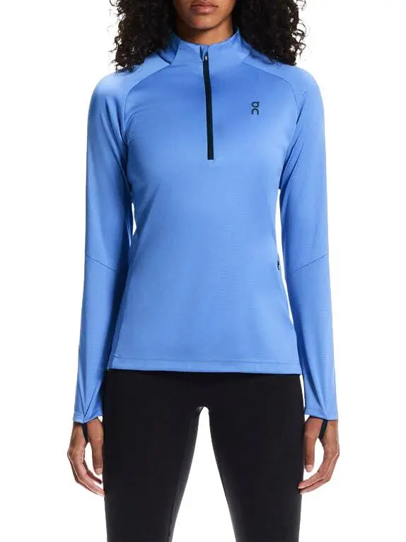 On Climate Quarter Zip Running Top - Sailor