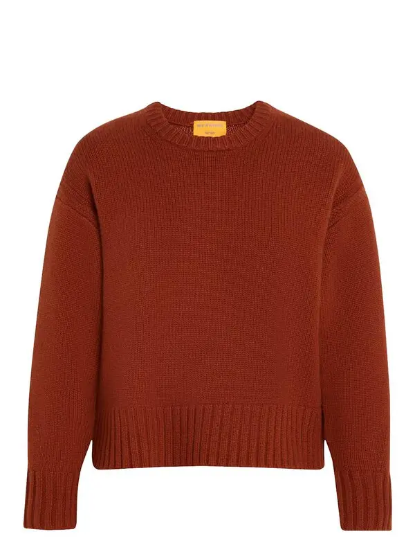 Guest In Residence Cozy Cashmere Crewneck Sweater - Brown