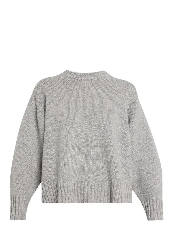 Guest In Residence Cozy Cashmere Crewneck Sweater - Heather Gr