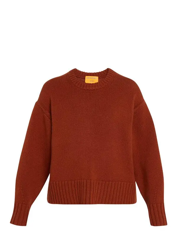 Guest In Residence Cozy Cashmere Crewneck Sweater - Orgpat