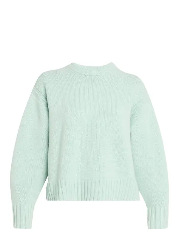Guest In Residence Cozy Cashmere Crewneck Sweater - Seaglass