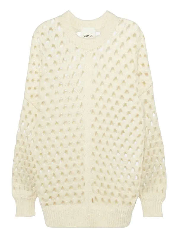 Isabel Marant Tane Alpaca Wool-blend Sweater - Neutrals