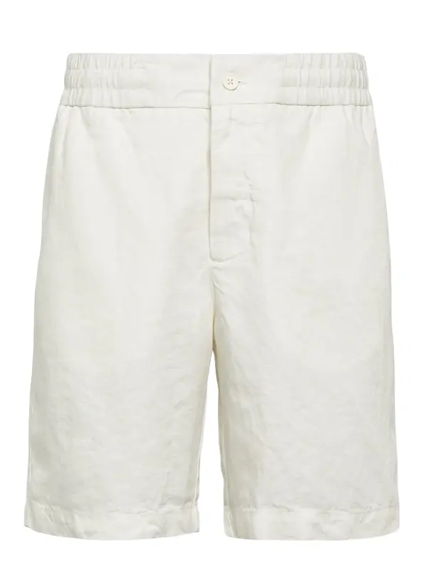 Orlebar Brown Cornell Linen Shorts - Beige