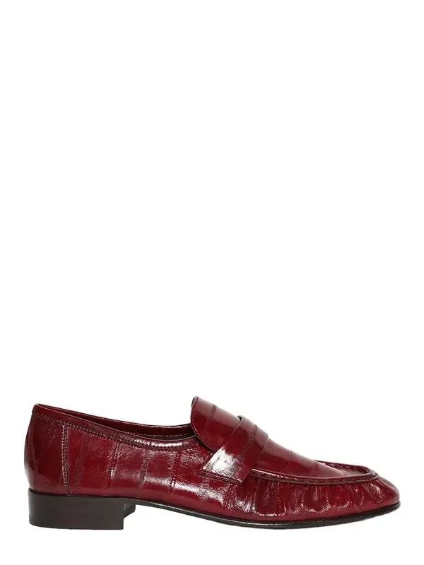 THE ROW Soft Loafer - Red