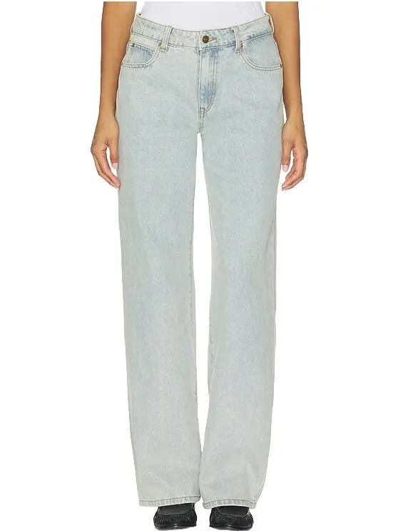 Lioness Top Model Jeans Blue Plaid - Light Denim