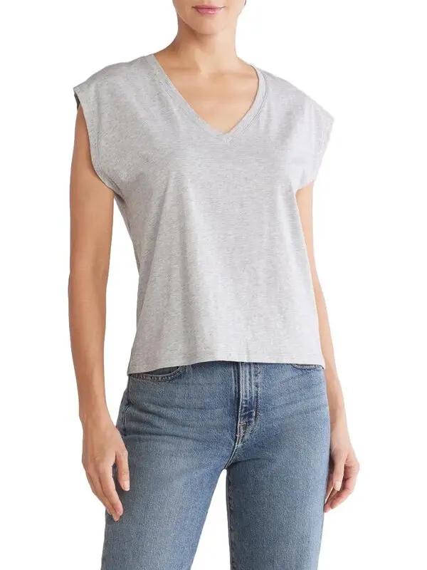 Nordstrom Pima Cotton T-shirt - Grey Heather