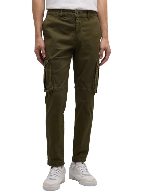 SEROYA Jacob Cargo Pants - Vintage Army Green