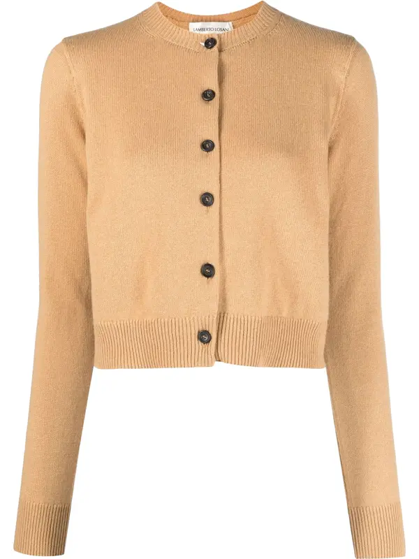 Lamberto Losani Button-up Cardigan - Yellow