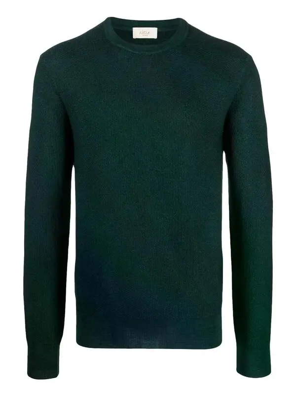 Altea Slim-cut Virgin Wool Jumper - Green