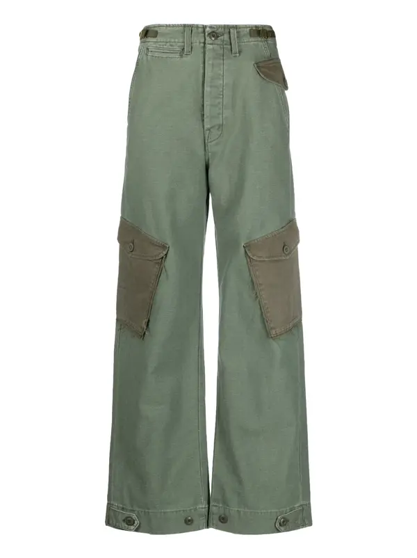 MOTHER The G.i. Jane Greaser Trousers - Green